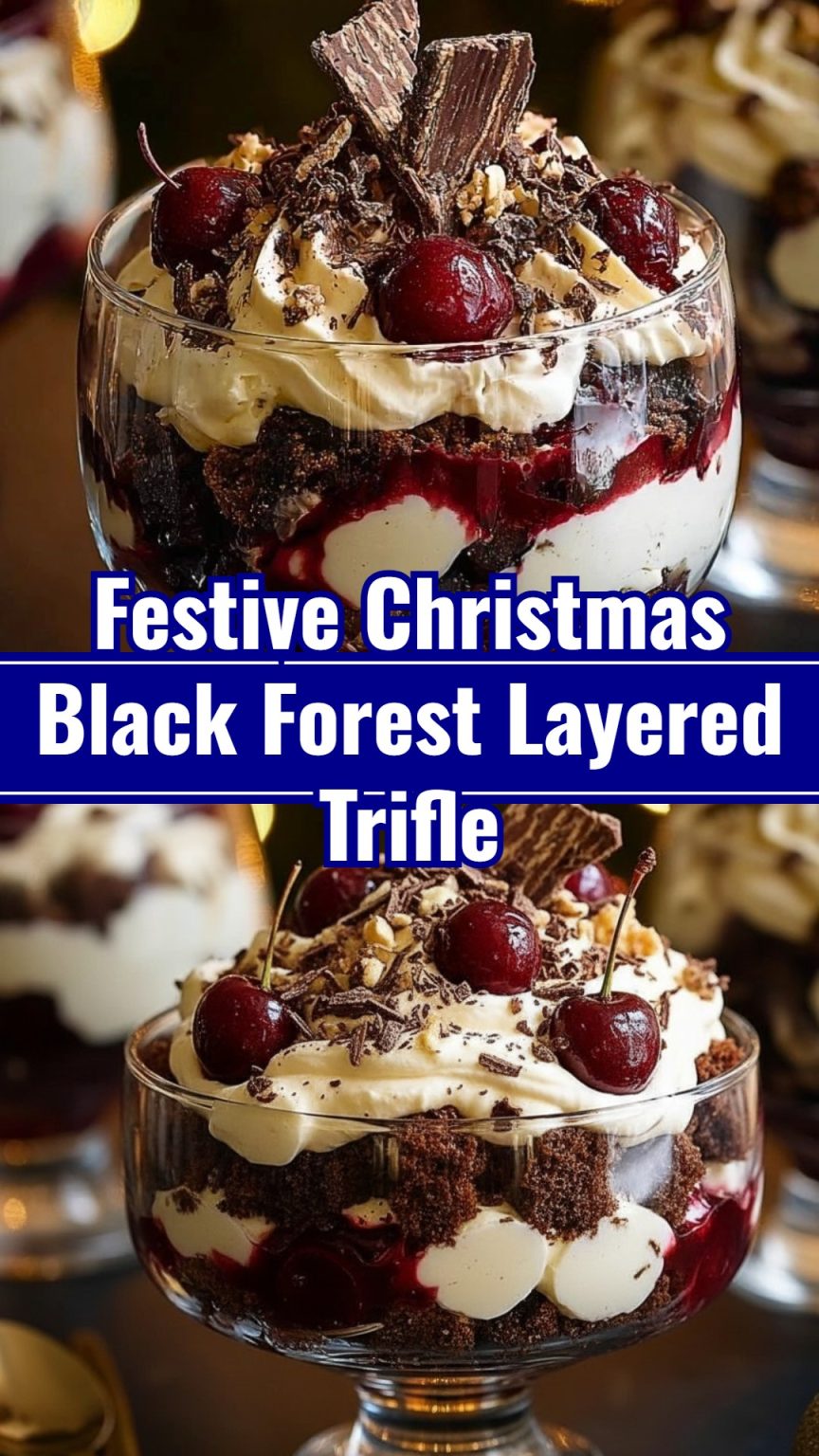 Best Homemade Black Forest Trifle Easy Christmas Dessert – Gerlindekaschel