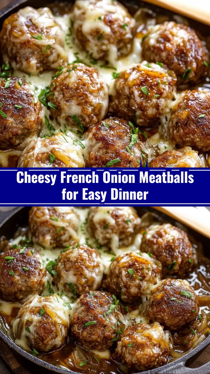 French Onion Meatballs Quick Meat Recipes Special Foods Meat Cooking ...